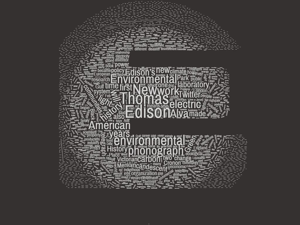 Edison, Thomas, New – Jessica M. DeWitt: Editing and Consulting